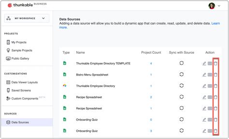 Data Sources Thunkable Docs