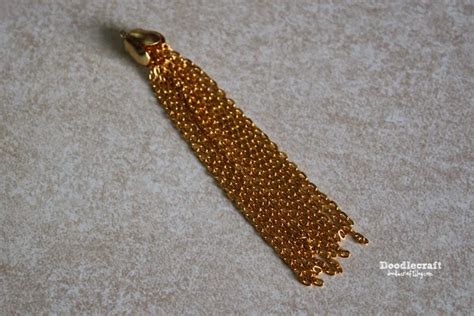 Gold Chain Tassel Necklace
