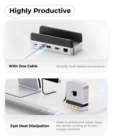 Orico Minidock Vertical Mac Mini Dock Stand
