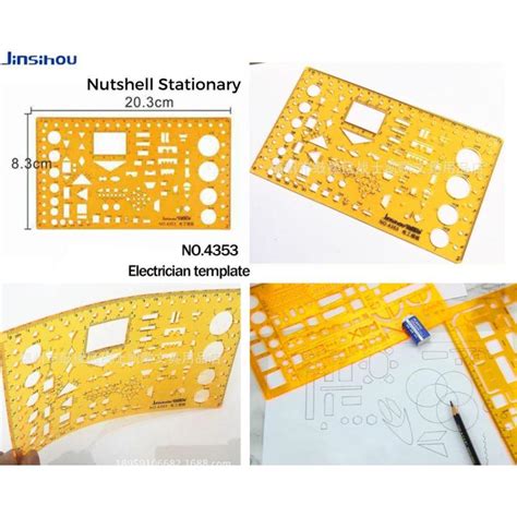 Engineering Drawing Template No4353 Electrician Template Ruler Electrician Drawing Design Ruler