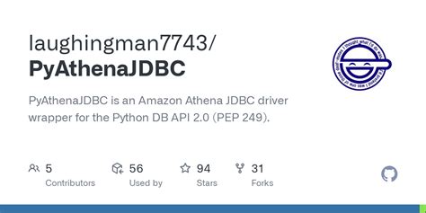 Github Laughingman7743pyathenajdbc Pyathenajdbc Is An Amazon Athena