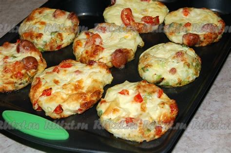 Омлет в формочках для кексов в духовке 8 фото в рецепте