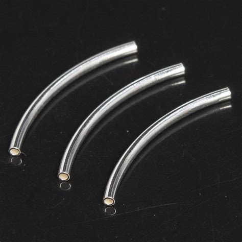 Curved Tube Jewelry Etsy