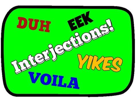 All About Interjections With Examples List All About Interjections With Examples List