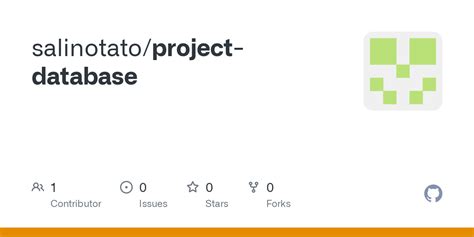 Github Salinotatoproject Database