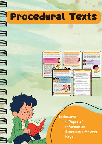Procedural Texts Structure Sequence Language Features Teaching Resources