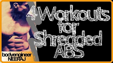 Just 4 Workouts For Shredded Abs Youtube