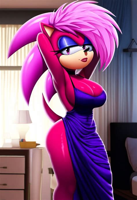 Rule 34 Ai Generated Ass Bedroom Breasts Dress Magenta Fur Pink Hair