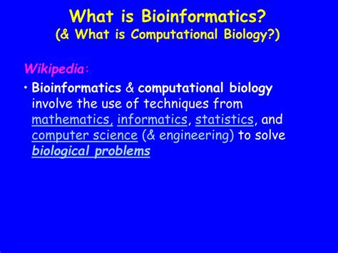 Ppt Bioinformatics And Computational Biology Podcast For Frontiers In