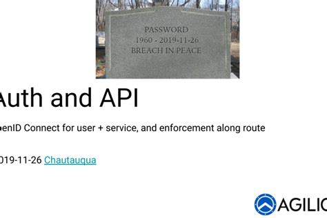 Auth And Api Openid Connect For User Service And Enforcement Along Route Agilicus