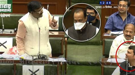 Maharashtra Assembly Winter Session Bjp Sudhir Mungantiwar Ncp Ajit