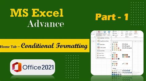 Conditional Formatting In Ms Excel 2021 Conditional Formatting Part
