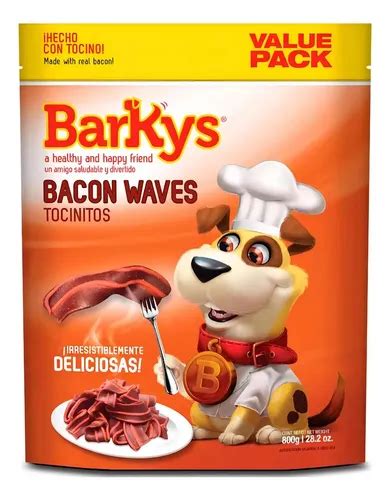 Barkys Tocinitos Premios Para Perro Snack Bacon Waves 800g Envío Gratis