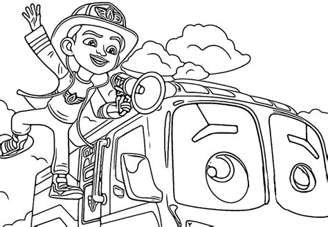 Firebuds Coloring Pages Coloring Nation
