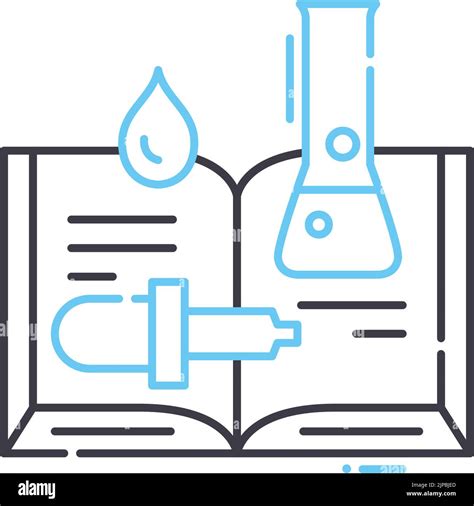 Research Project Line Icon Outline Symbol Vector Illustration