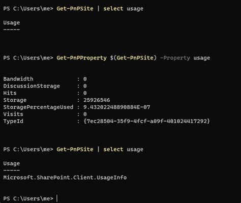 Selecting All Properties Of A Site Collection Using Get Pnpsite Is Not Supported · Issue 1524