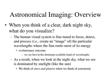 Ppt Simg 217 Fundamentals Of Astronomical Imaging Powerpoint Presentation Id 988254
