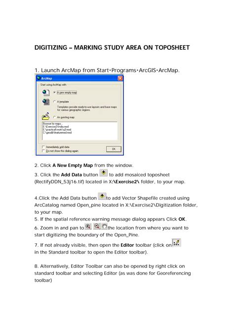 Digitization Arc Gis Pdf