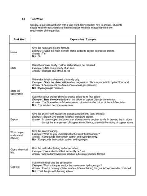 Task Word Download Free Pdf Chemical Compounds Ion