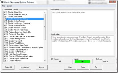 free vworkspace desktop optimizer optimize vdi performance 4sysops