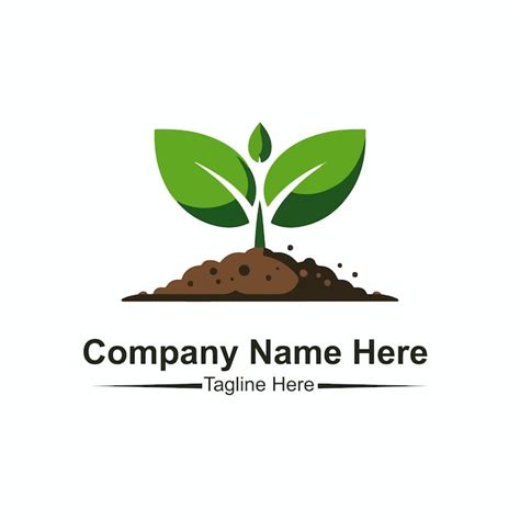 농업 로고 터 프리미엄 벡터