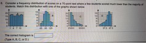 [answered] 6 Consider A Frequency Distribution Of Scores On A 70 Point Kunduz