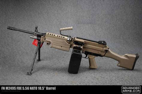 Fn M249s Fde 5 56 Nato 18 5” Barrel Free Shipping For Sale