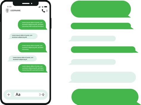Smart Phones Chatting Sms Template Bubbles Chat Templates Message Phone And Speech Bubbles