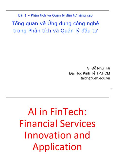 01 Phan Tich Dau Tu Nang Cao Tong Quan Download Free Pdf Money Money Supply