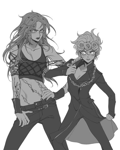 Giorno Giovanna And Diavolo Jojo No Kimyou Na Bouken And 1 More Drawn