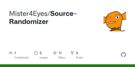 Github Mister4eyessource Randomizer