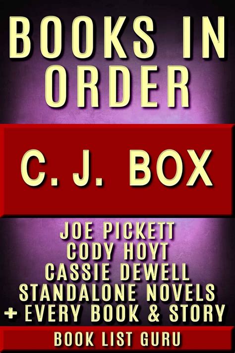 Cj Box Books In Order Joe Pickett Series Joe Pickett