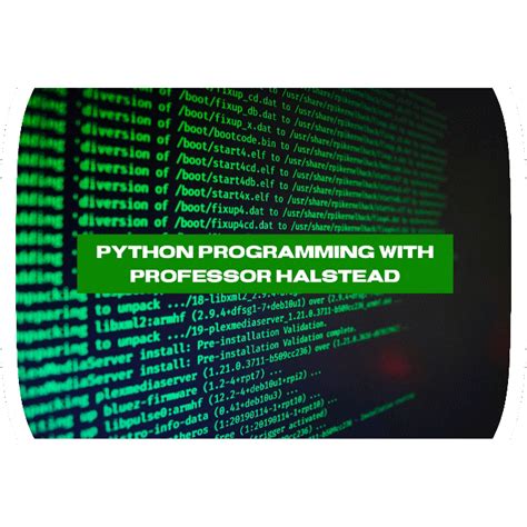 Beginnerpython Org Python With Professor Halstead