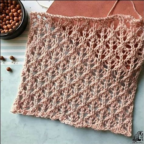 آموزش بافت طرح توری Örgü