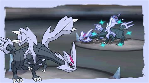 Pokemon White Kyurem Shiny