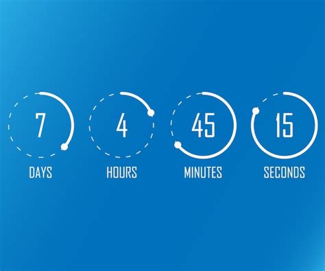 Premium Vector Clock Counter Timer Background