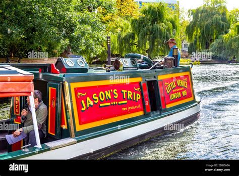 Jasons Trip Canal Tour Barge In Little Venice Paddington London Uk