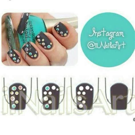 Matte Polka Dots Steps Diy Nails Tutorial How To Do Nails Nail