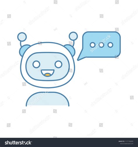 chatbot three dots speech bubble color stock vector royalty free