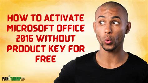 How To Activate Microsoft Office Without Product Key For Free Pak Tarrif