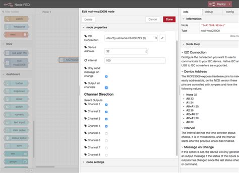 Mcp23008 Using Ncd And Node Red Iot For The Masses