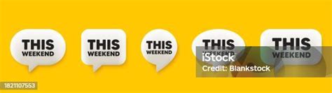 이번 주말의 상징 특별 제안 표시 3d 음성 채팅 말풍선 벡터 3차원 형태에 대한 스톡 벡터 아트 및 기타 이미지 3차원 형태 개체 그룹 고급 Istock