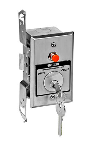 Nema 1 Interior Tamperproof Open Close Key Switch With Stop Button In