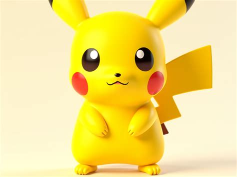 Pikachu By Red Makerworld Download Free 3d Models