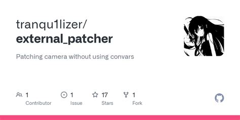 Github Tranqu1lizerexternalpatcher Patching Camera Without Using