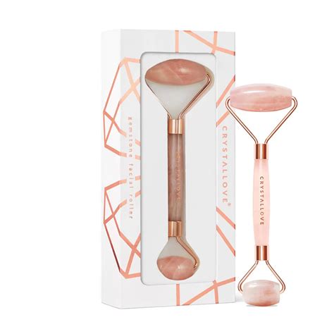 Crystallove Rose Quartz Face Massager Fina