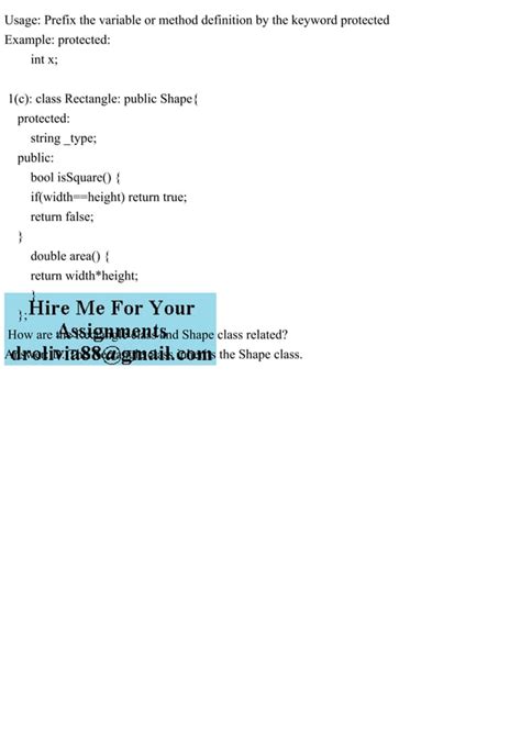 Access Modifiers To Set The Access Levels Of Variablesmethods Mempdf