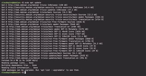 Upgrade To Debian 13 Trixie From Debian 12 Bookworm Cloudspinx