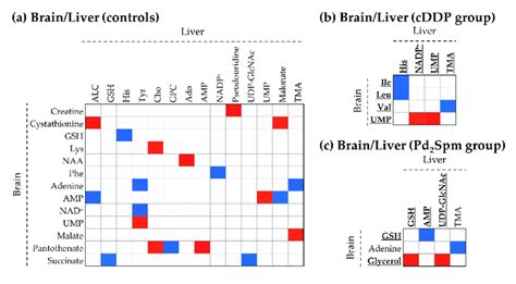 Spearman Correlations Between Significant Variations Between Liver And