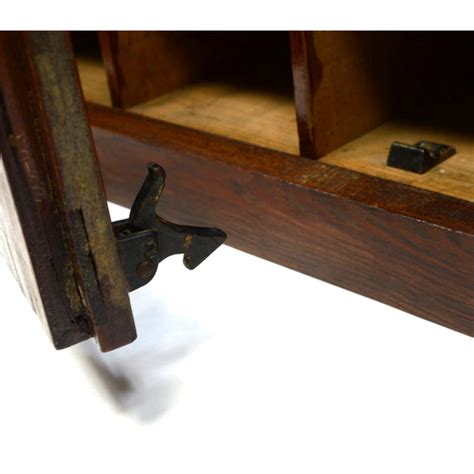 Vintage Mail Cubby Sorter Cabinet Hardwood And Glass 30 Cubbies Slots 26 Get A Grip And More